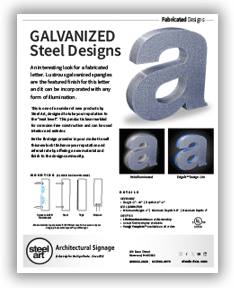 Fabricated Galvanized — Steel Art Company