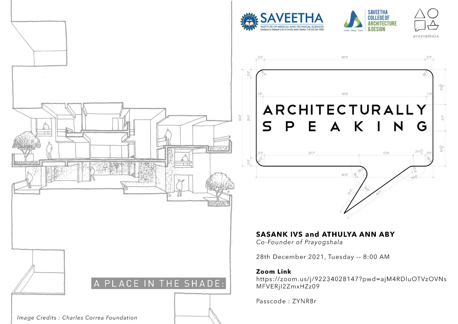 EXPERT TALK — Architecture & Design @ Saveetha