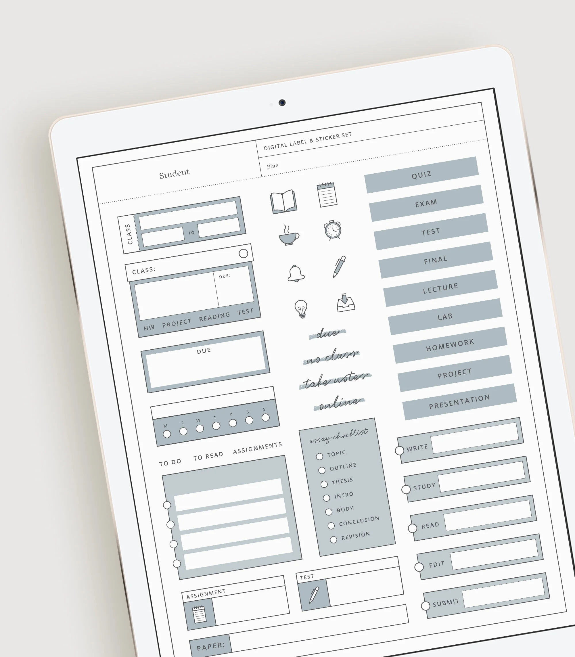 Digital Stickers for Students - GoodNotes Stickers — Dash Planner