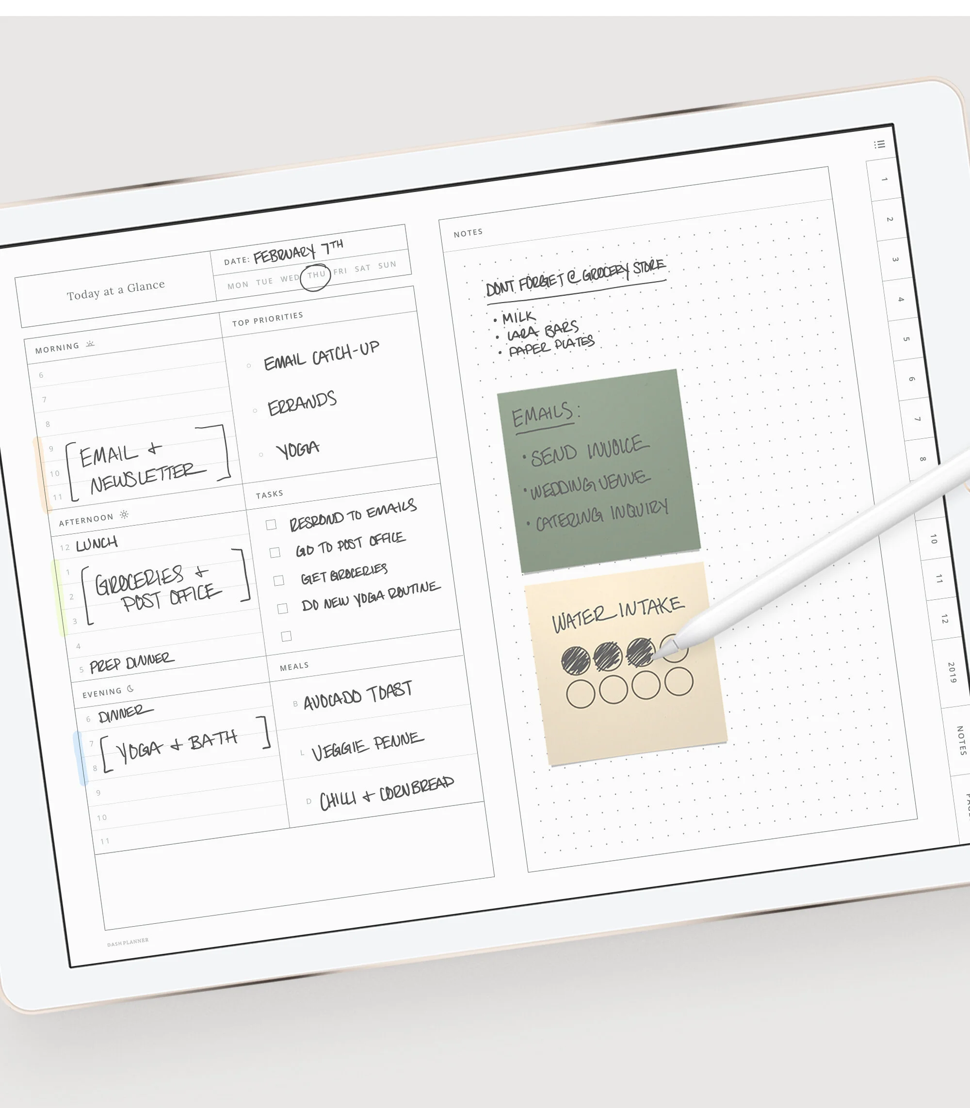 Digital Sticky Notes - Pastel Earth-tones — Dash Planner