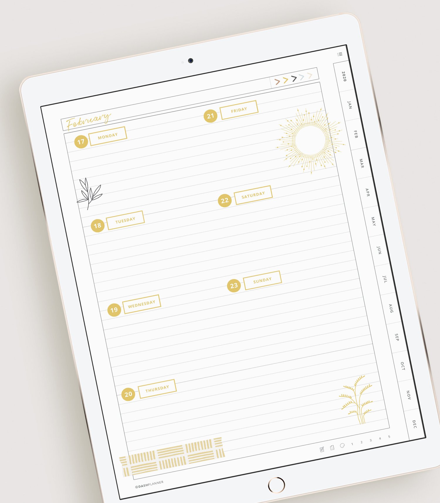 Spring Floral Digital Stickers — Dash Planner