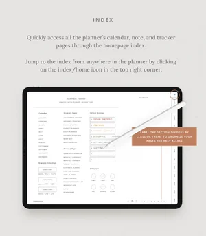 Undated Academic Digital Planner — Dash Planner