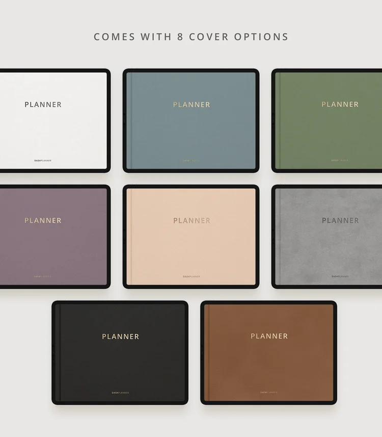Undated Digital Planner Bundle — Dash Planner