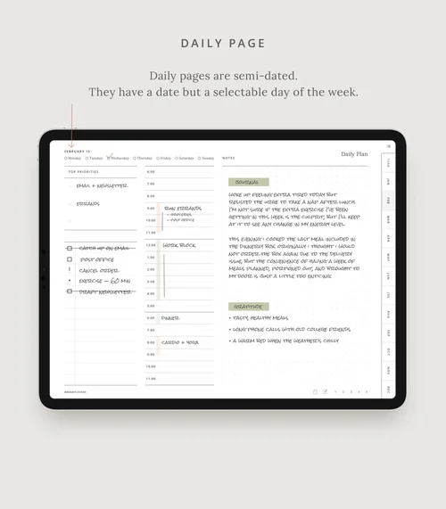 Undated Digital Planner Bundle — Dash Planner