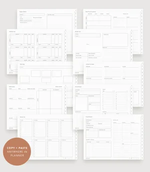 Undated Digital Planner Bundle — Dash Planner