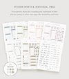Finance & Budget Digital Stickers — Dash Planner