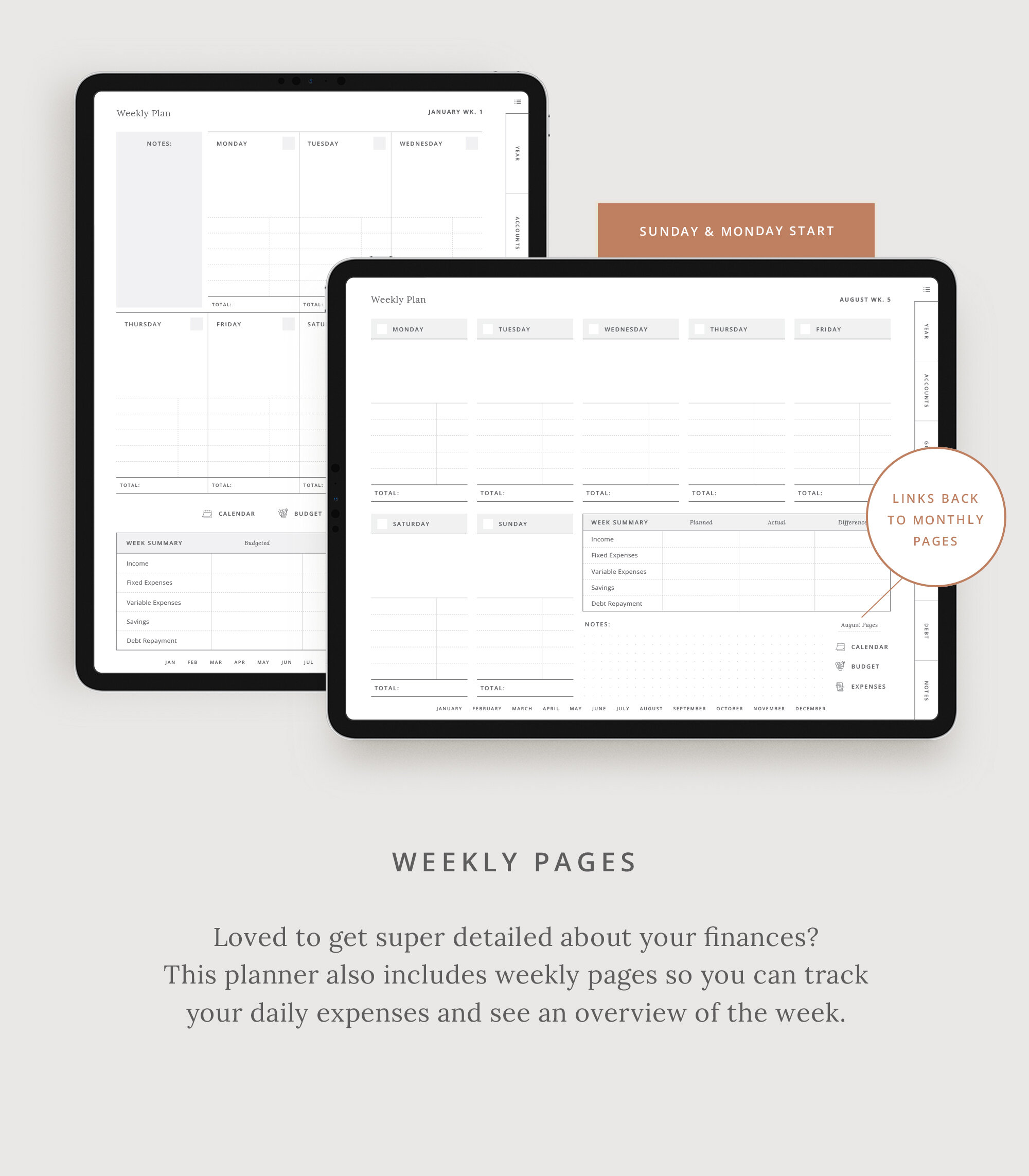 Budget & Finance Planner - Digital Planner Template — Dash Planner