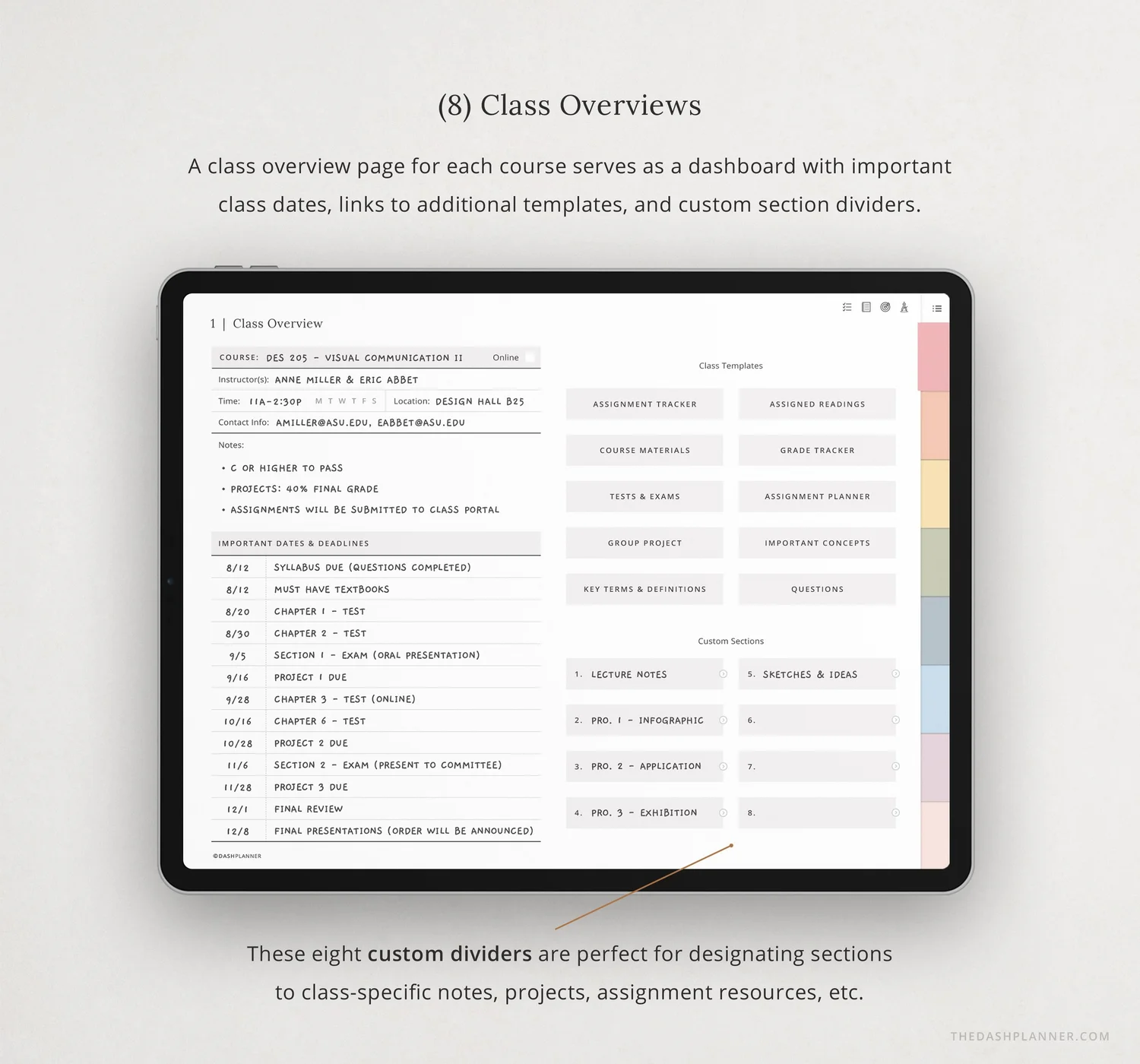 Digital Academic Organizer for Students — Dash Planner