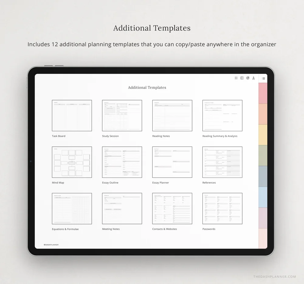 Digital Academic Organizer for Students — Dash Planner