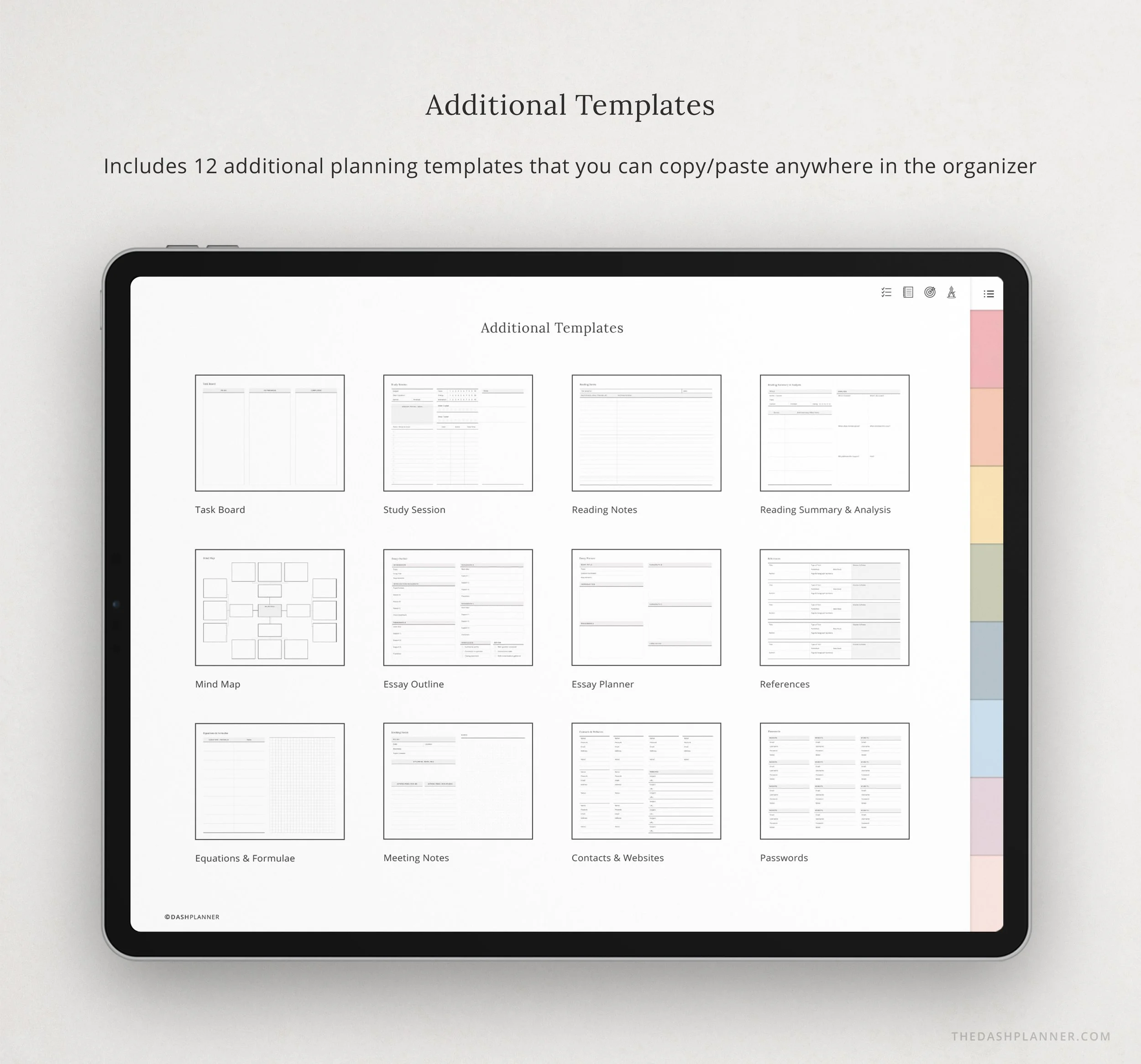 Digital Academic Organizer for Students — Dash Planner