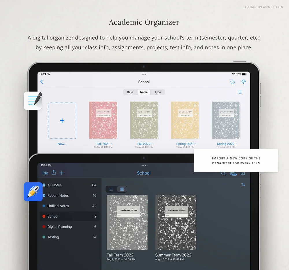Digital Academic Organizer for Students — Dash Planner