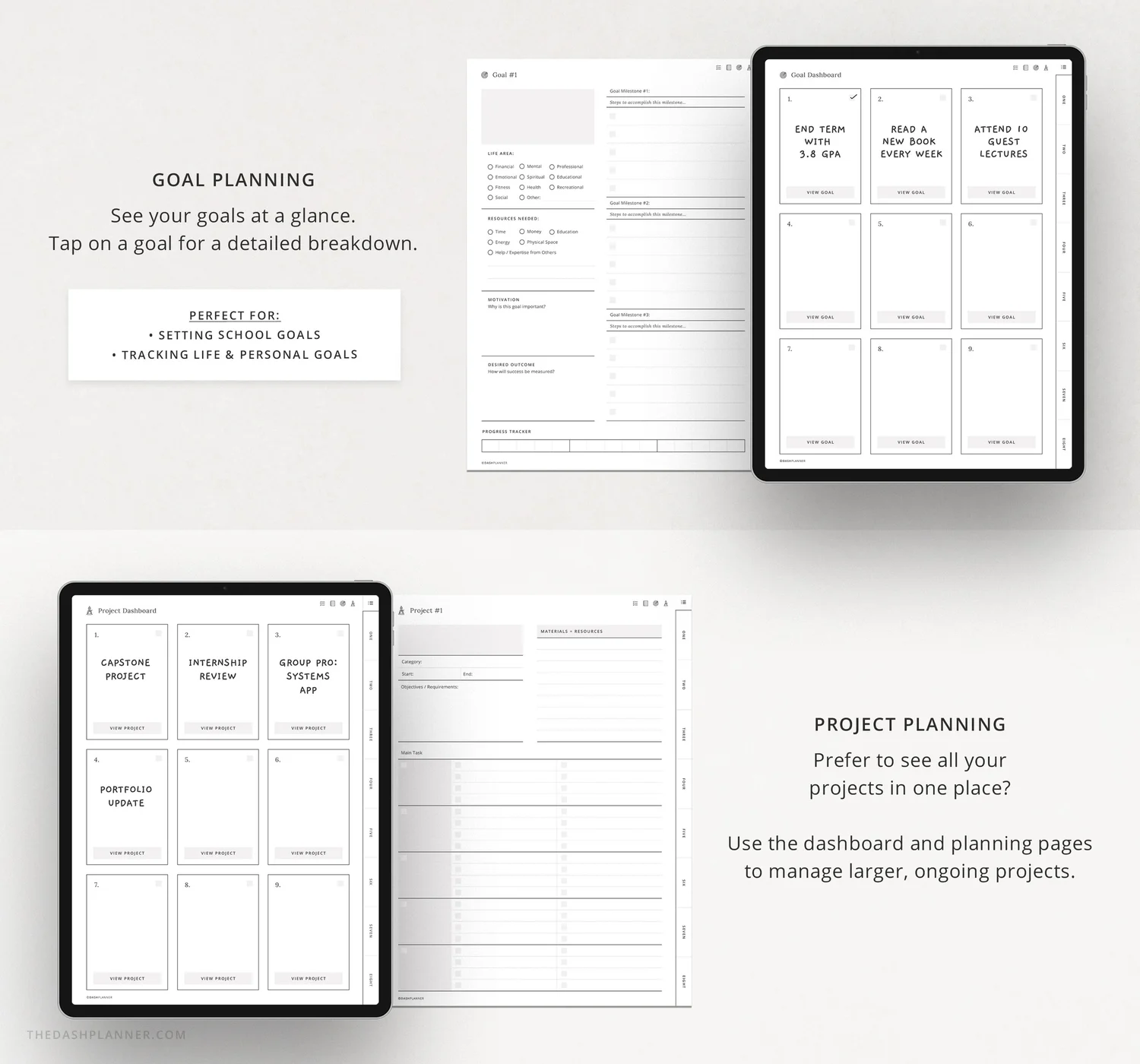 Digital Academic Organizer for Students — Dash Planner