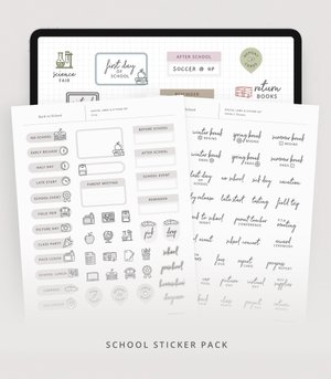 Household Digital Sticker Bundle — Dash Planner