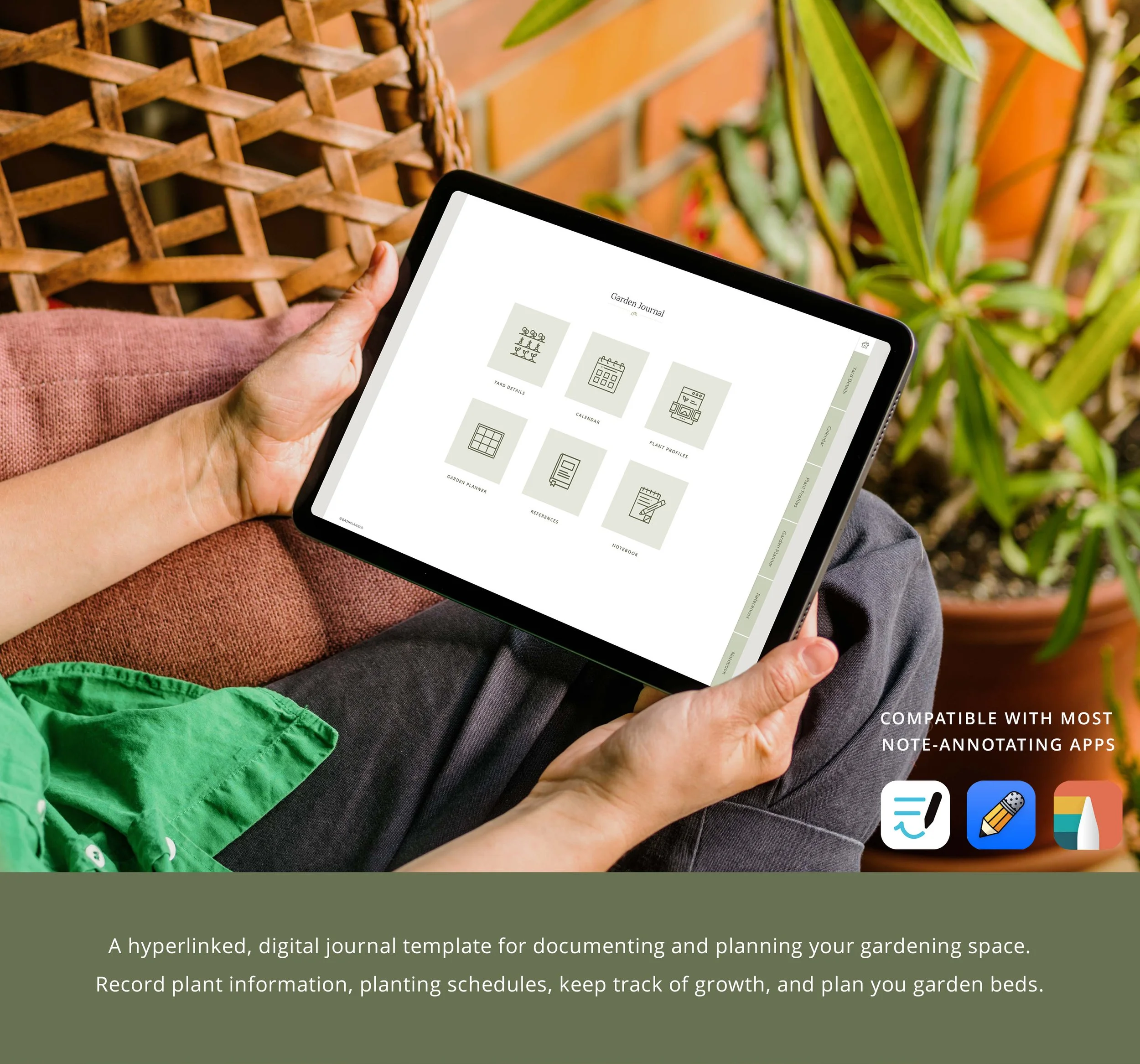 Digital Garden Planner | iPad Gardening Journal & Plant Tracker ...