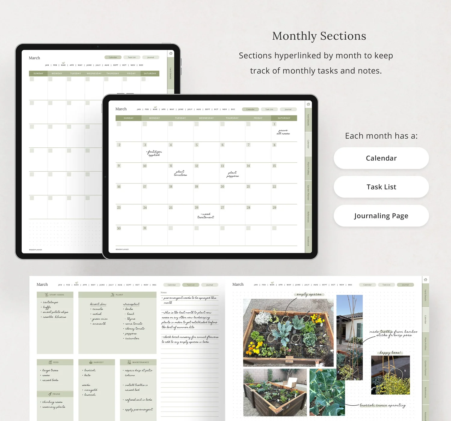 Digital Garden Planner | iPad Gardening Journal & Plant Tracker ...