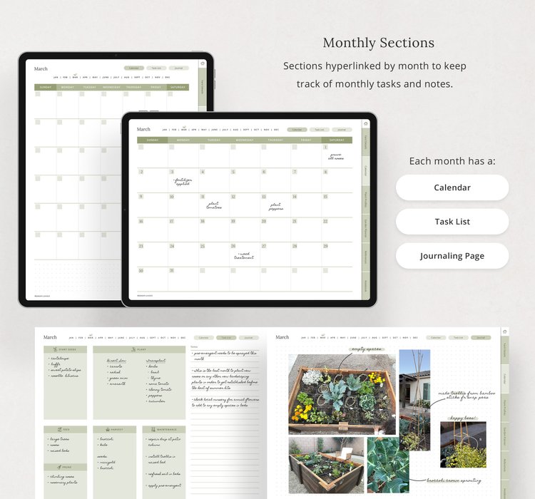 Digital Garden Planner | iPad Gardening Journal & Plant Tracker ...