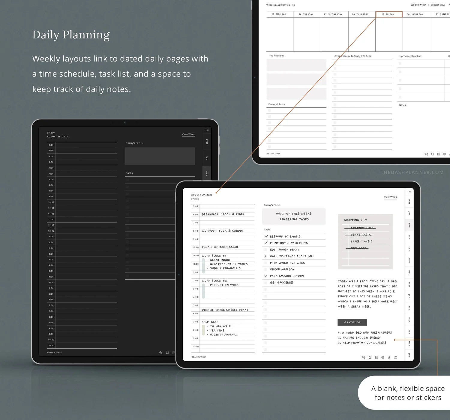 2025-2026 Digital Academic Planner for iPad | Hyperlinked Student ...