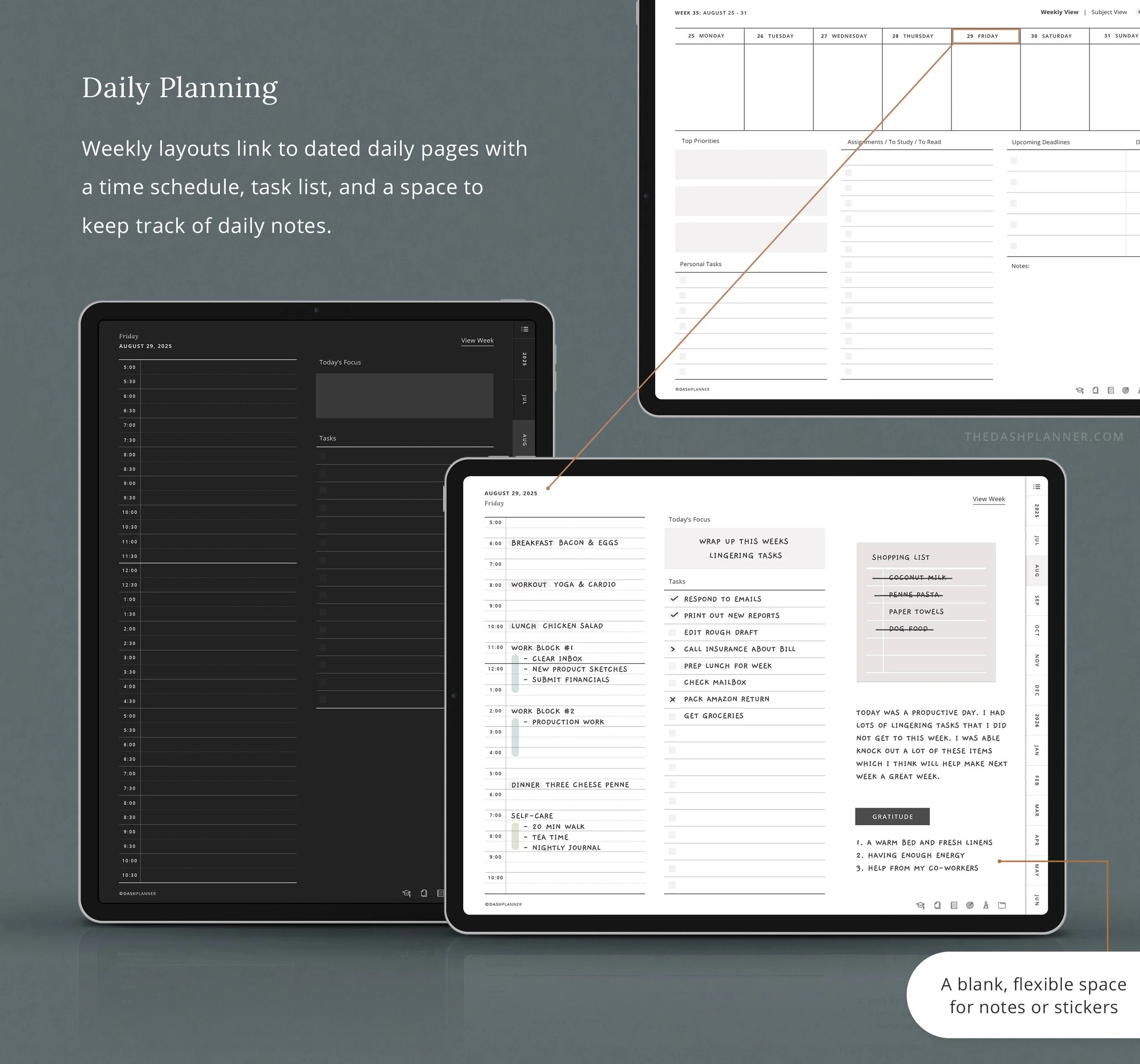 2025-2026 Digital Academic Planner for iPad | Hyperlinked Student ...
