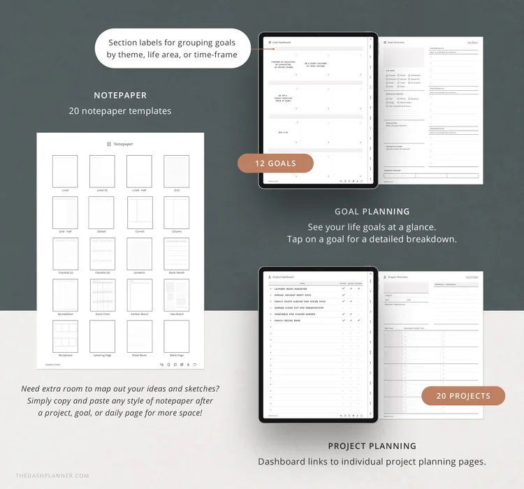 2025-2026 Digital Academic Planner for iPad | Hyperlinked Student ...