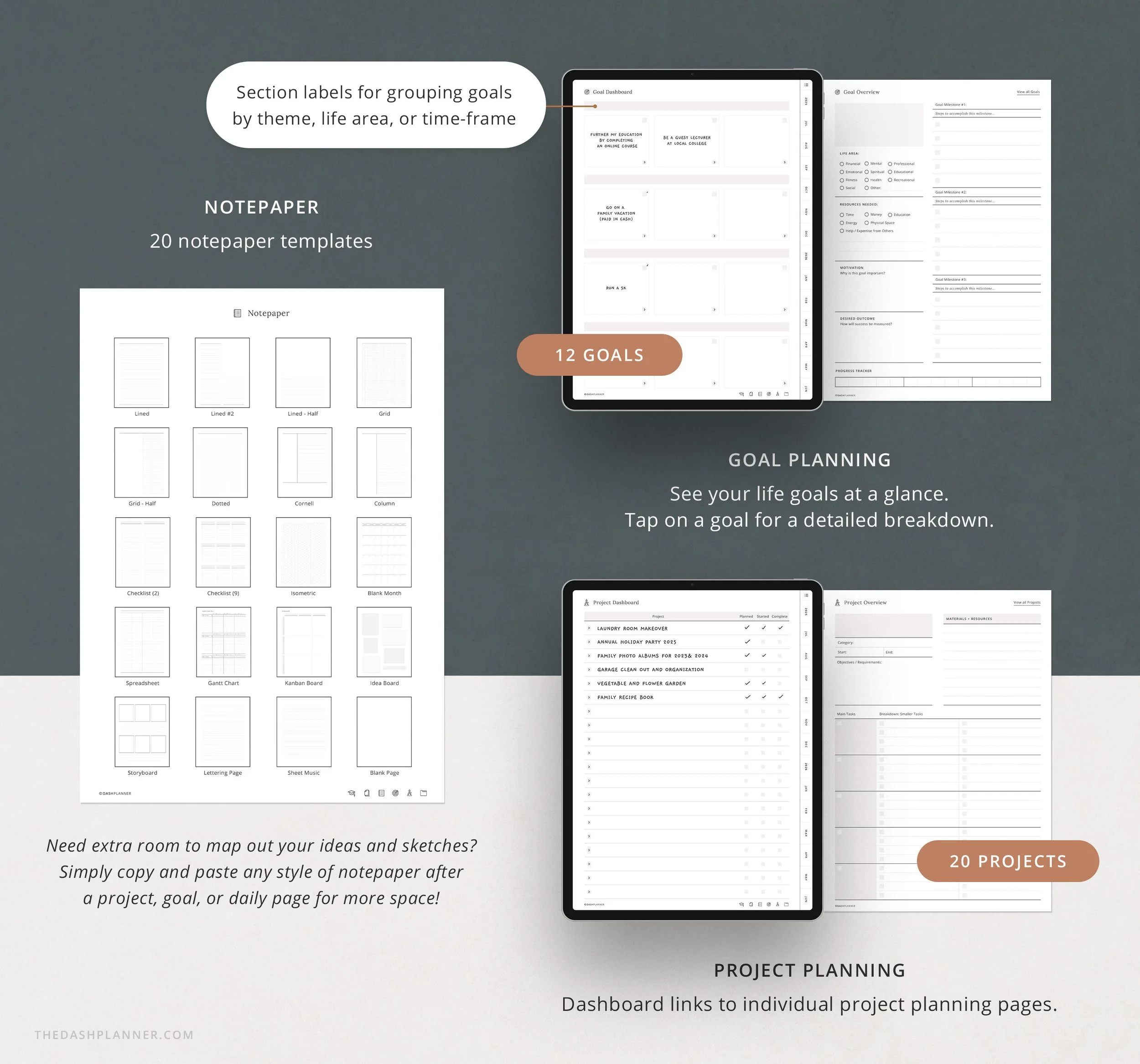 2025–2026 Academic Digital Planner iPad + iOS Shortcuts | Add to Apple ...