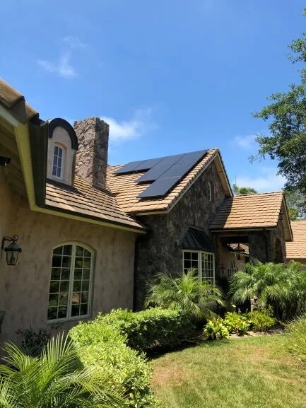 Solar shingles and solar panels pictures — BVI Solar