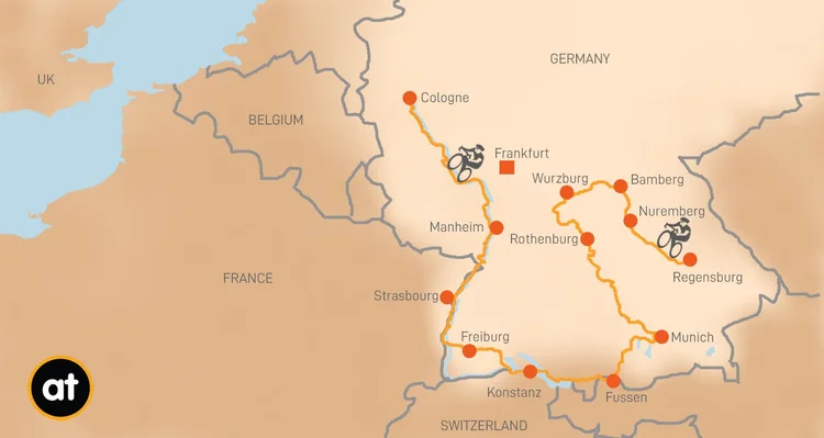 Germanys Romantic Ways Bike Tour 2025 — AllTrails Bicycle Tours
