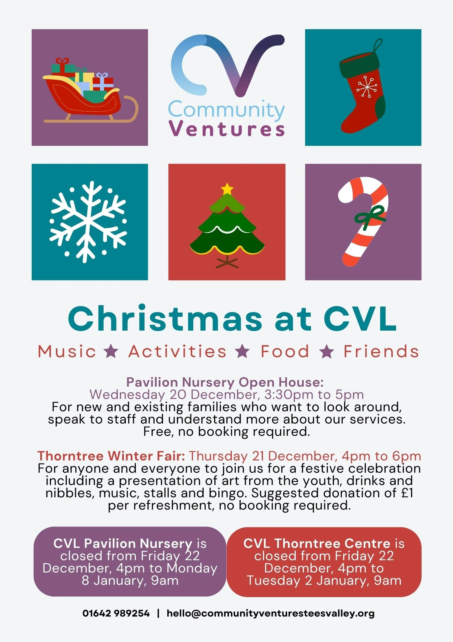 Christmas with CVL — https://www.communityventuresteesvalley.org/about-us
