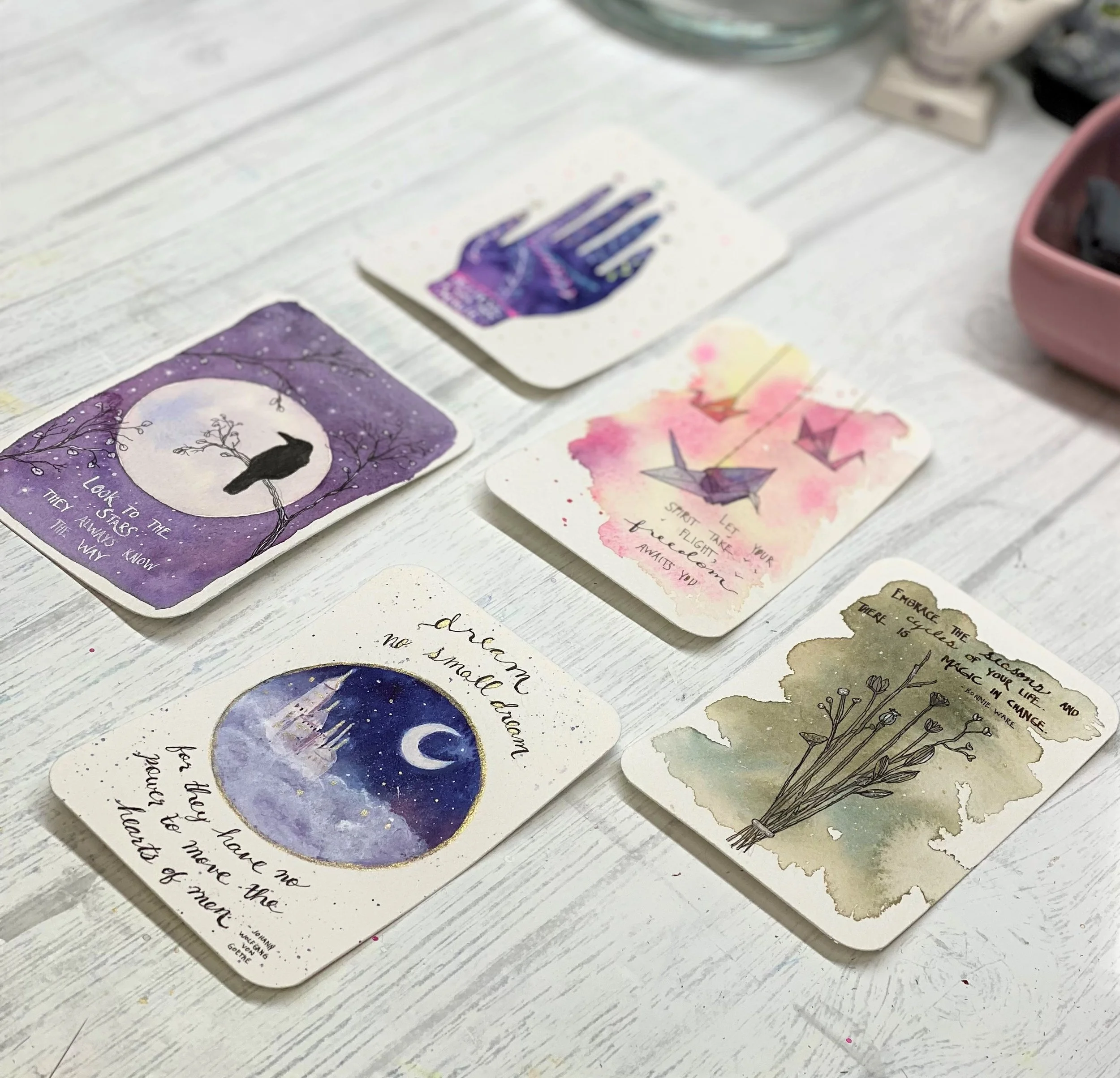 Drawn Together Oracle Deck — Art by Monica