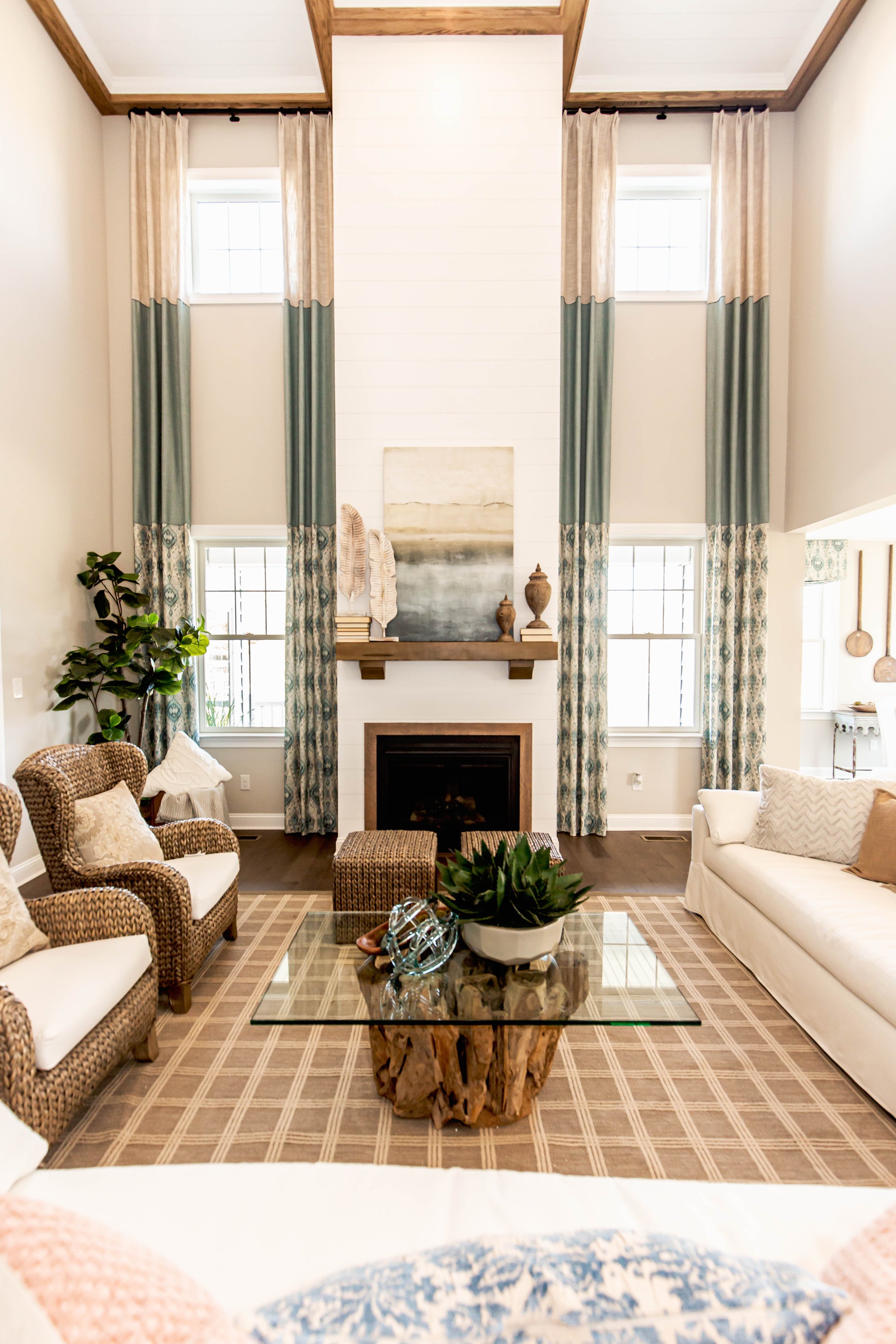 Window Treatments For Two-Story Windows — Custom Window Treatments ...