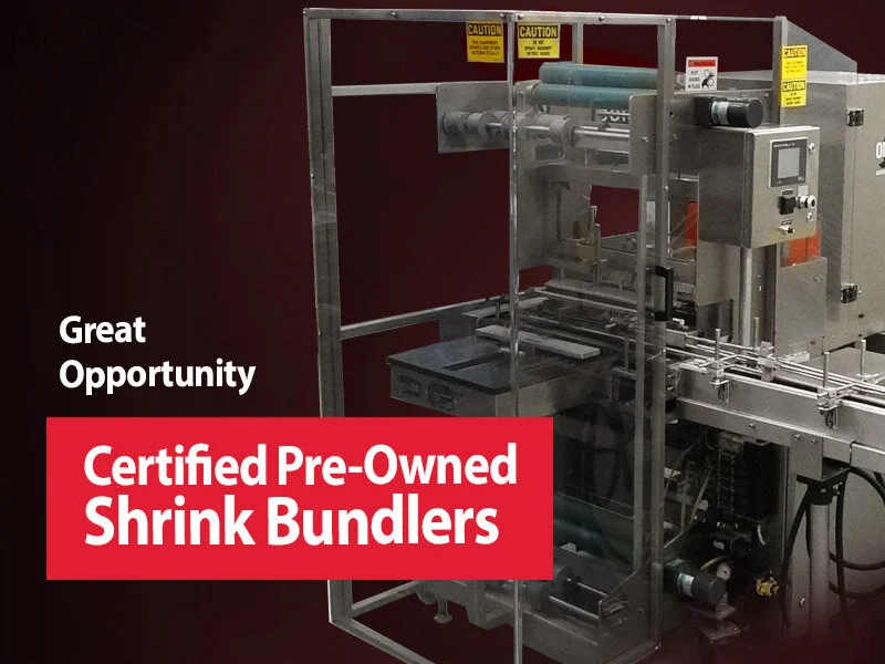 Shrink Bundlers and Banders — Omega Design - Container Handling Experts