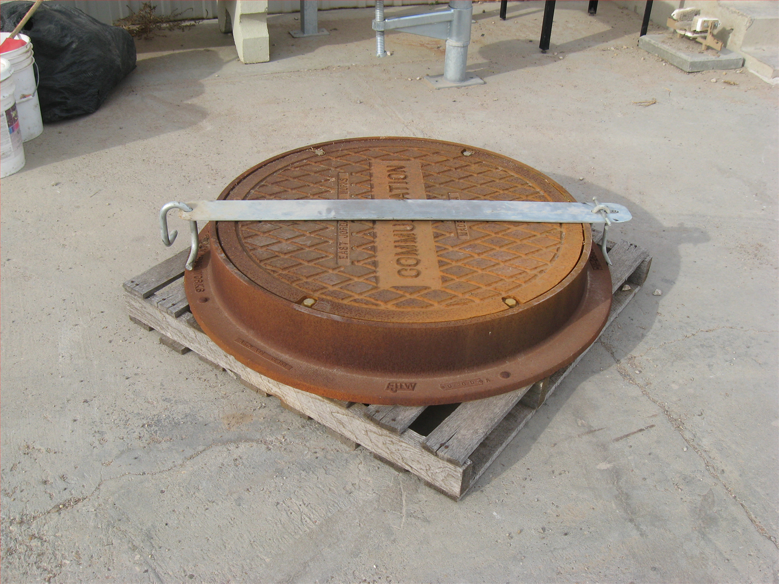 Manhole Riser with Lockbar Assembly — Vaughn Concrete Products