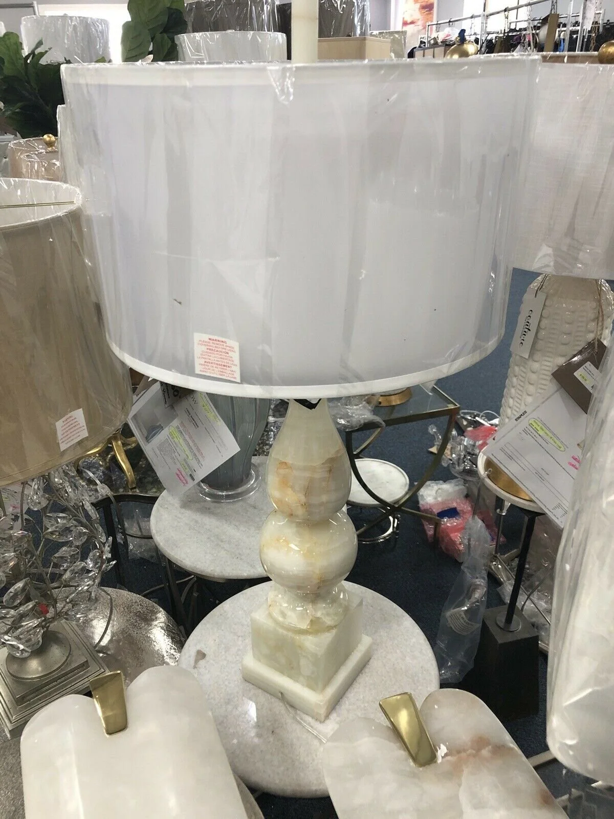 Classic White Jade Table Lamp — Homenclature