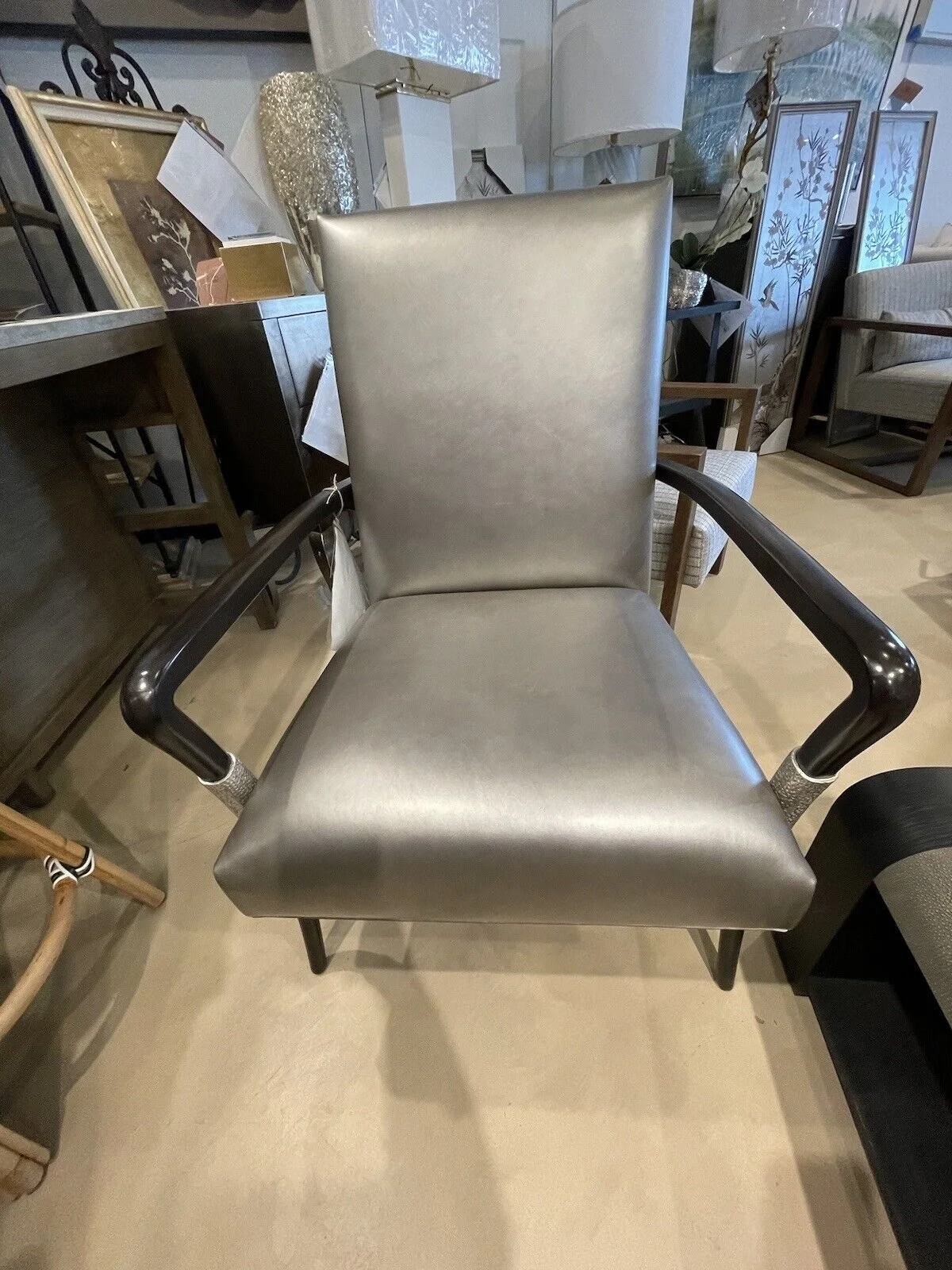Grayson Living Savona Leather Armchair — Homenclature