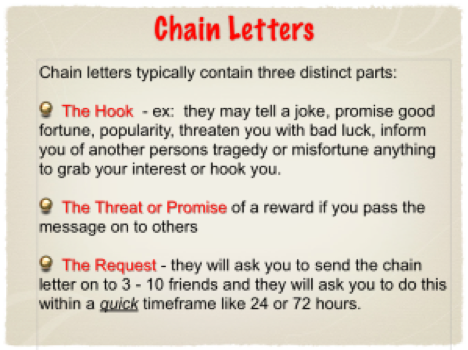 Chain Letters To Send