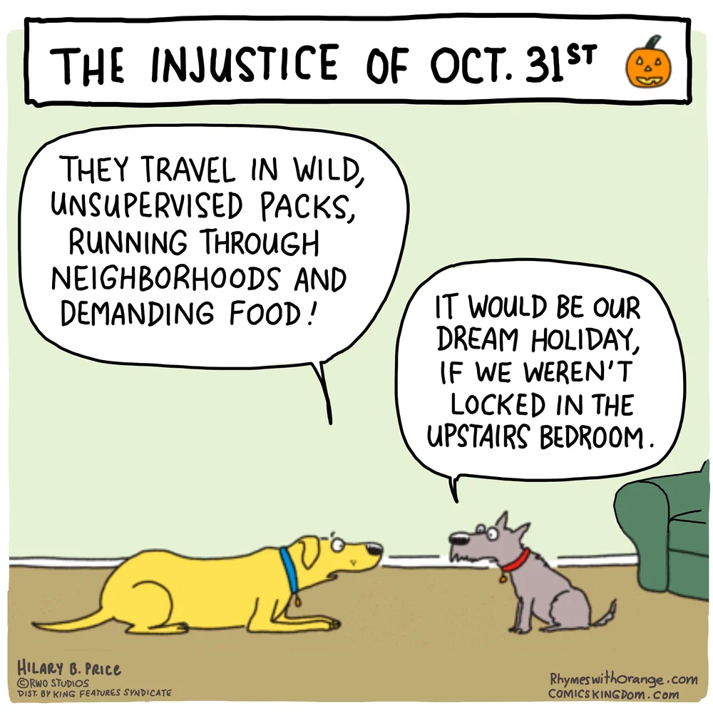 Furry Friday, Oct. 30 — Rhymes With Orange