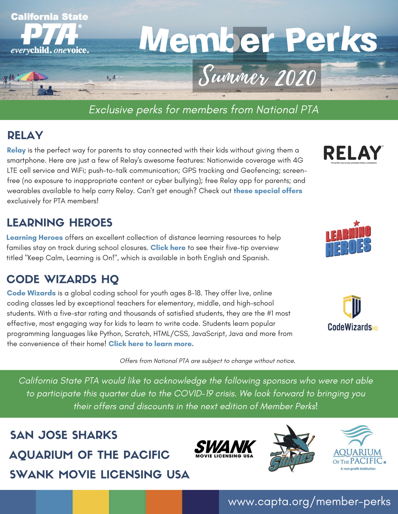 National PTA — Academy For Enriched Sciences PTA