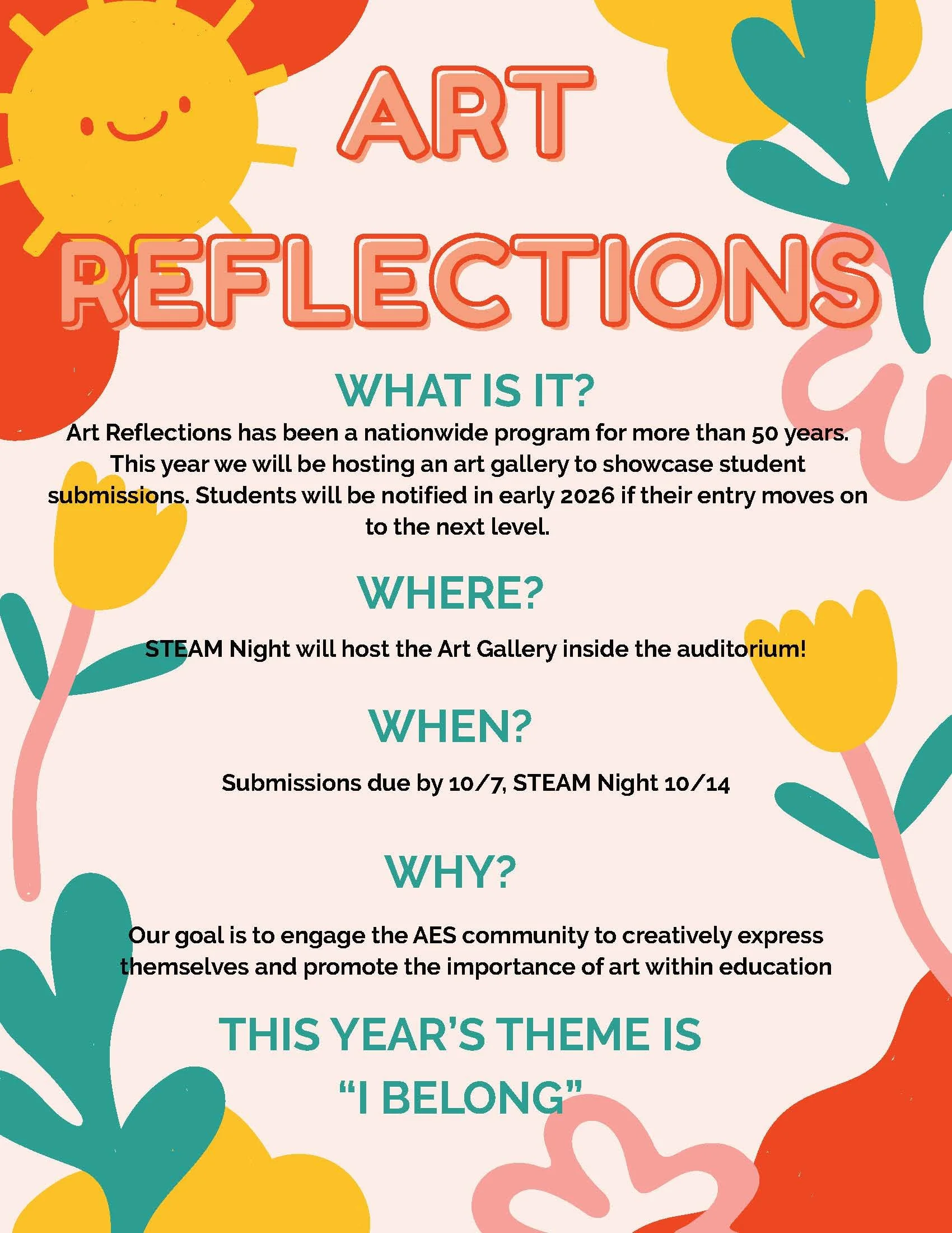 Art Reflections — Academy For Enriched Sciences PTA
