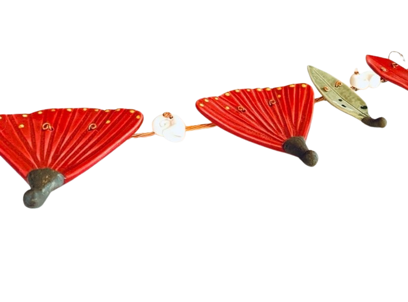 Pohutukawa Wall Necklaces by Rene Goodfellow — The Art Shed
