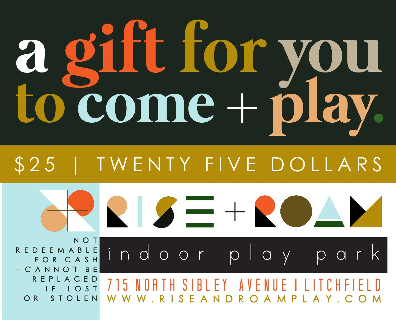 PURCHASE — Rise + Roam