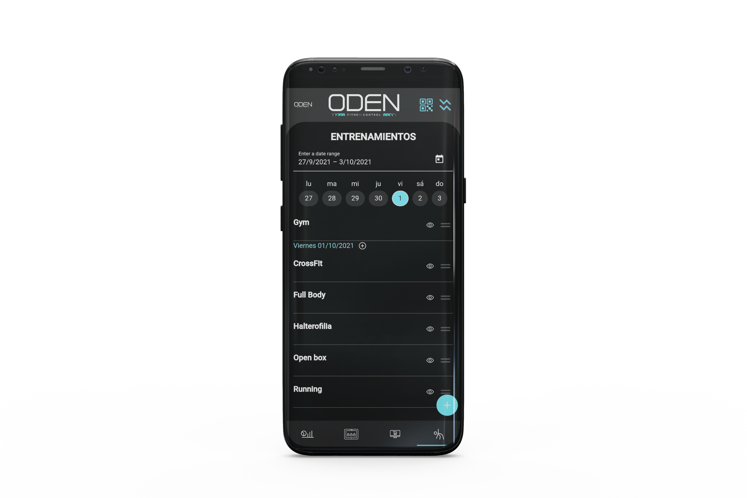 Oden Fitness Control