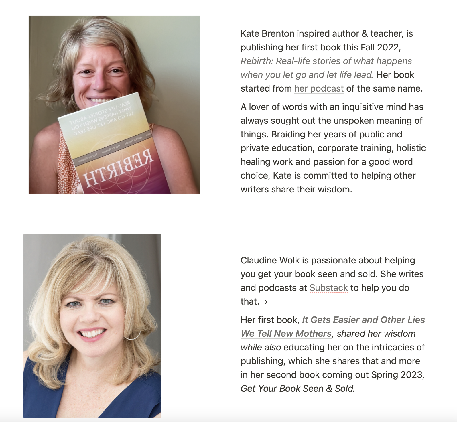 Sit & Write — Kate Brenton