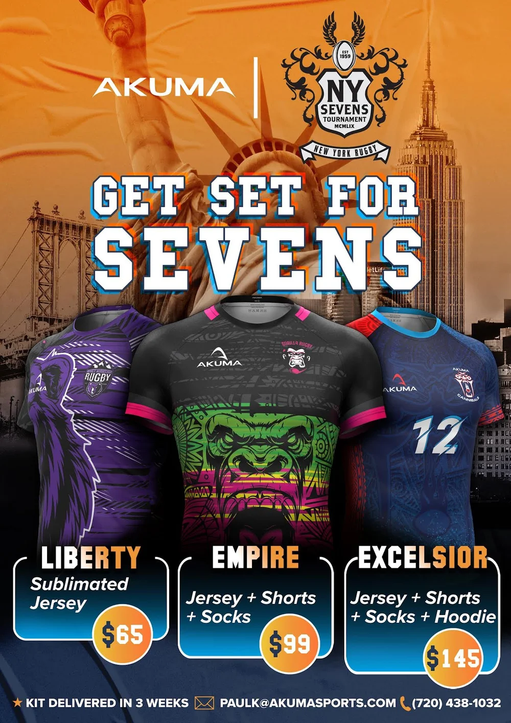 NY7s welcomes Akuma Sports! — New York Rugby Sevens