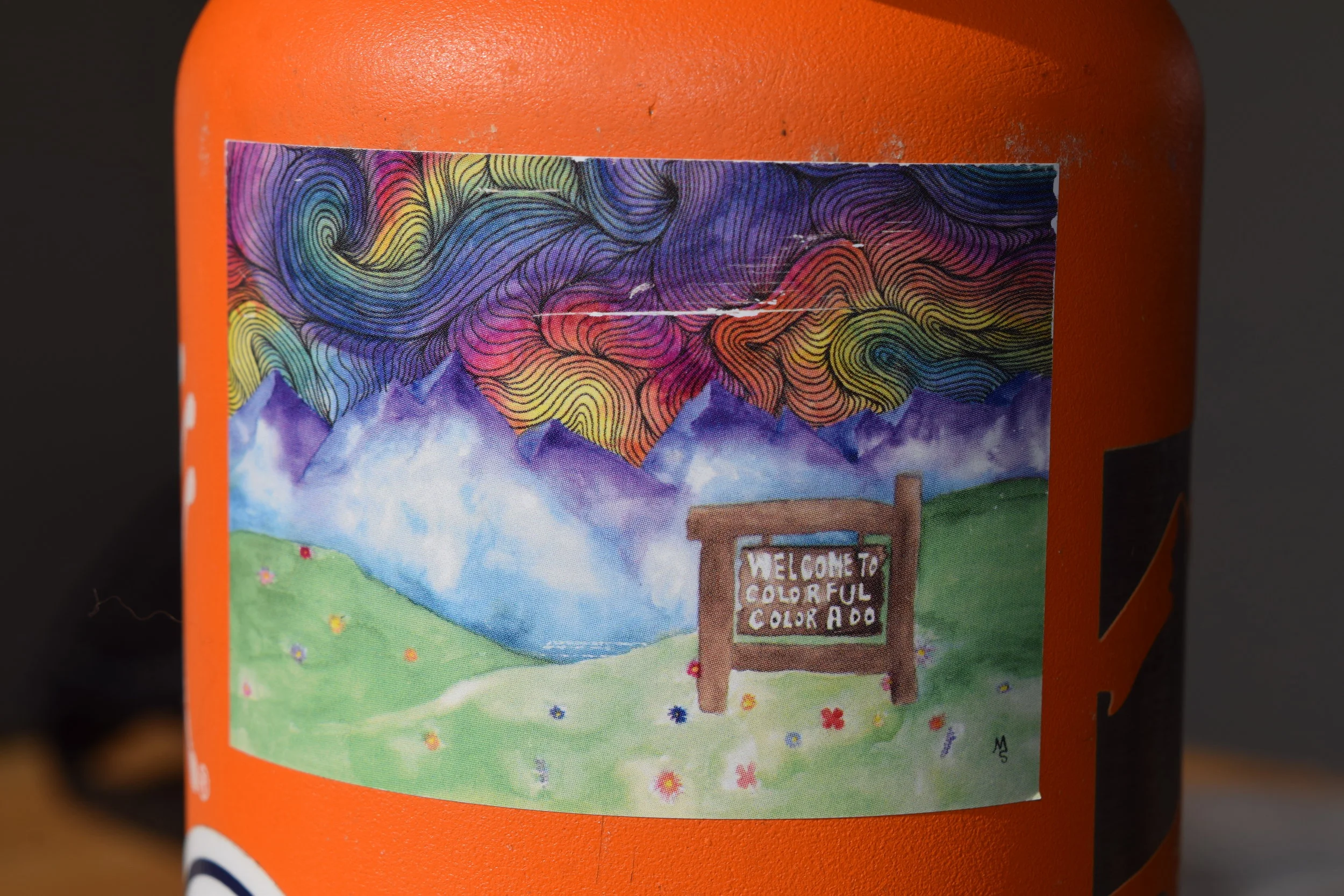 Colorful CO 2"x3" Sticker — Marley Seifert Designs