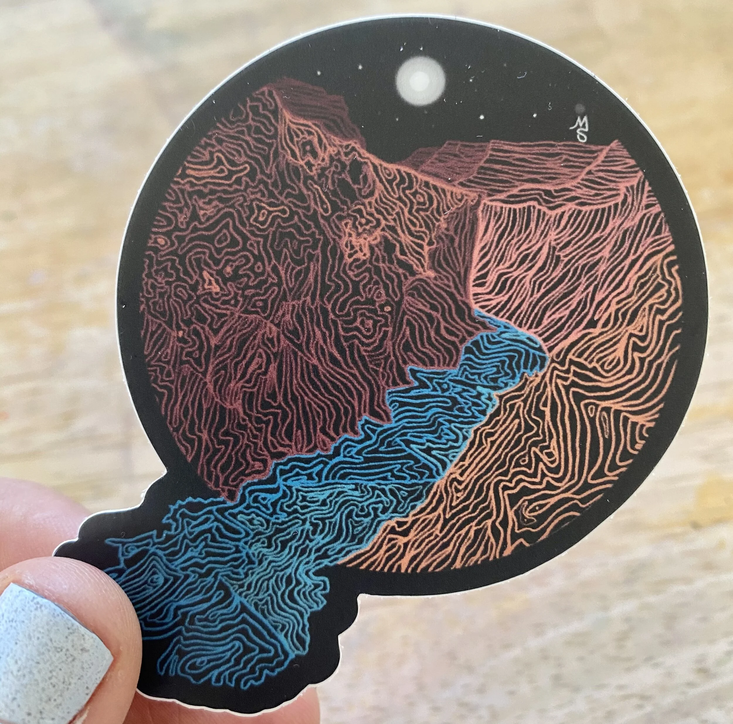 Westwater Canyon Sticker — Marley Seifert Designs