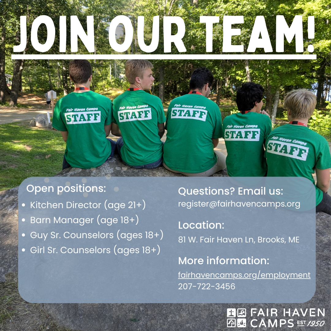 Summer Employment — Fair Haven Camps