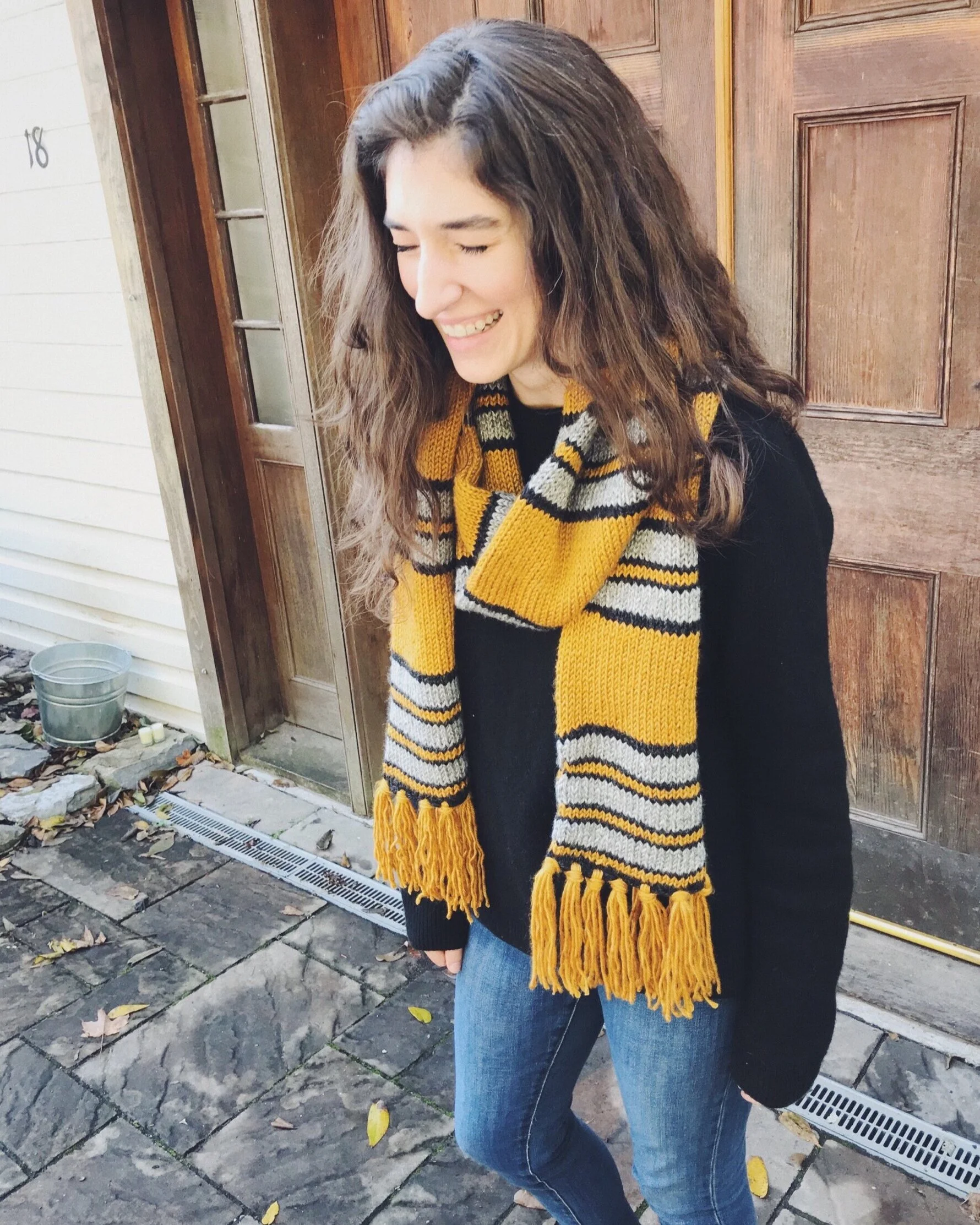 Harry Potter Wearing Scarf