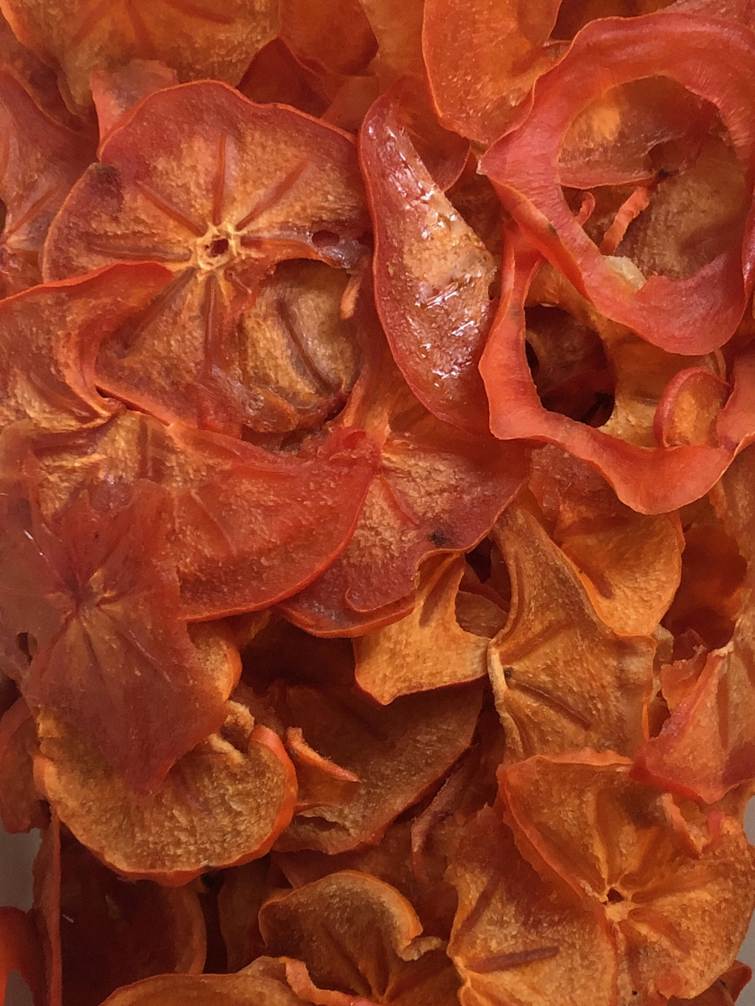 Dried Persimmon Chips: Snacks for the Kids — Consciously Kosher