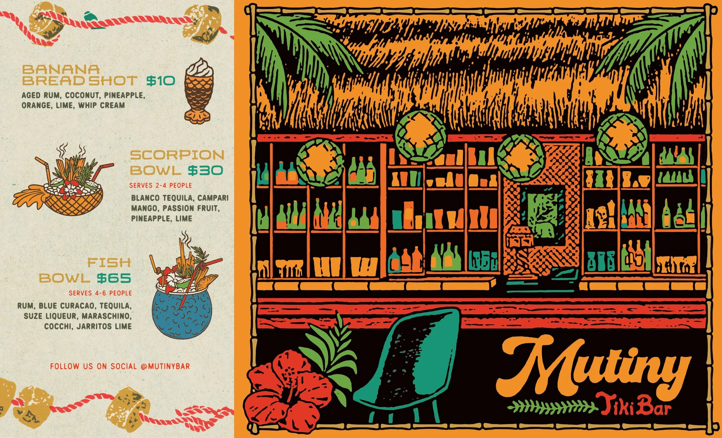 Menu — Mutiny Tiki Bar