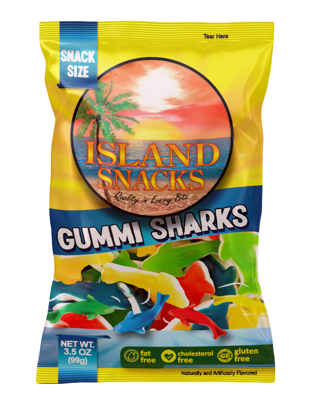 Gummi Sharks — Island Snacks