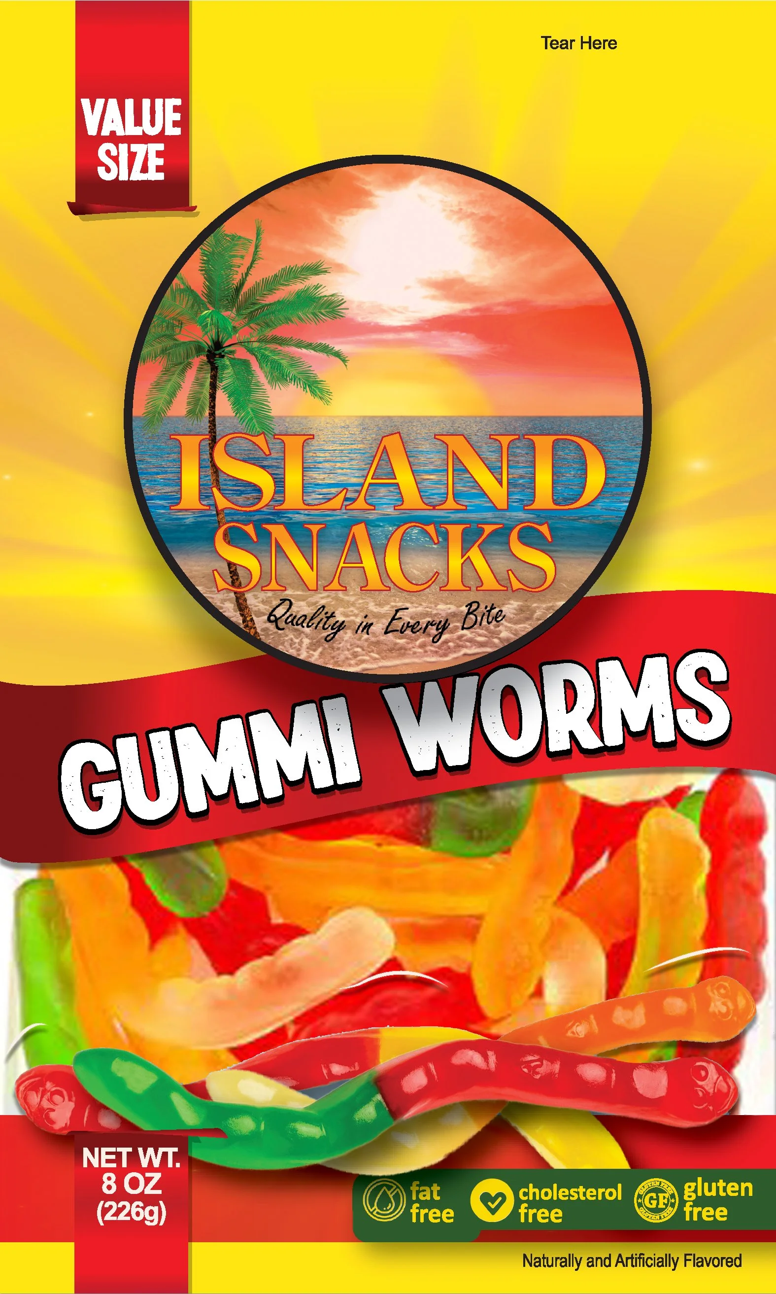 Gummi Worms — Island Snacks